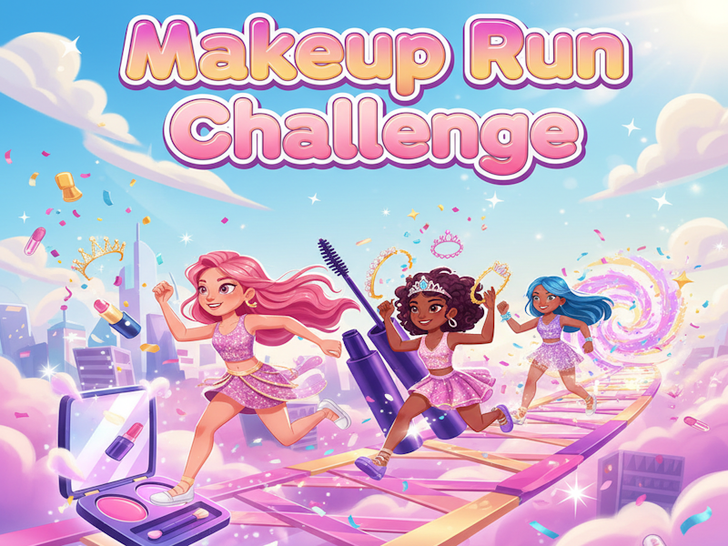 Makeup Run Challenge 🕹️ Chơi trực tuyến trên SGameS