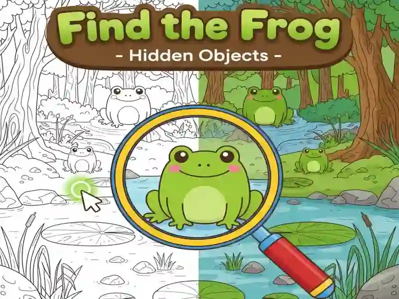 Find the Frog Hidden Objects 🕹️ Chơi trực tuyến trên SGameS